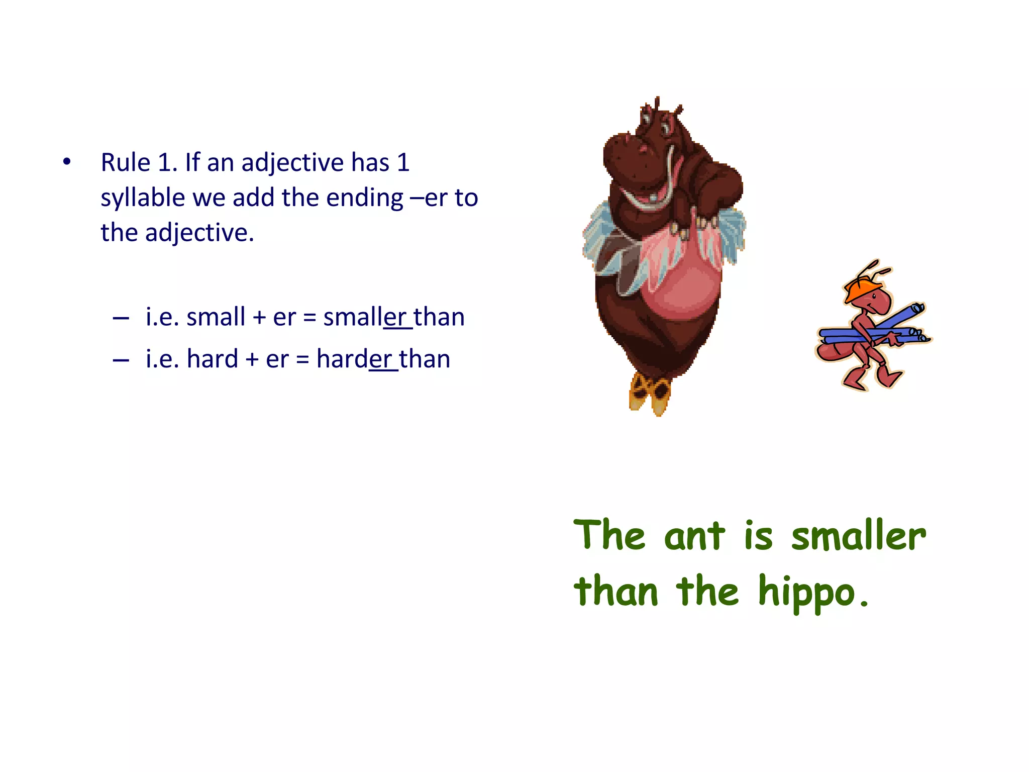 Comparative and Superlative adjectives | PPT