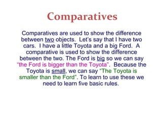 Comparative and-superlative-adjectives | PPT