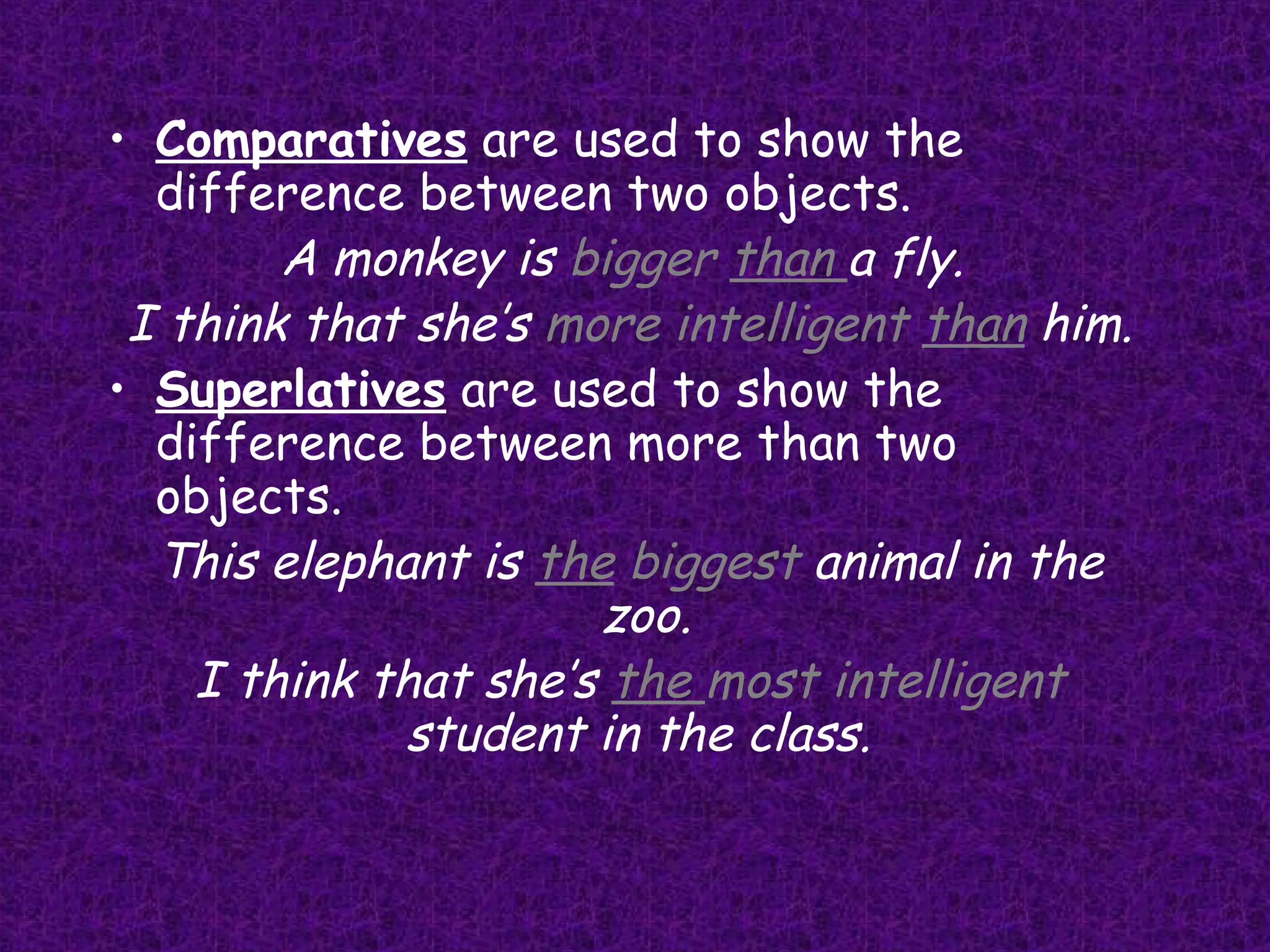 Comparative and-superlative-adjectives | PPT
