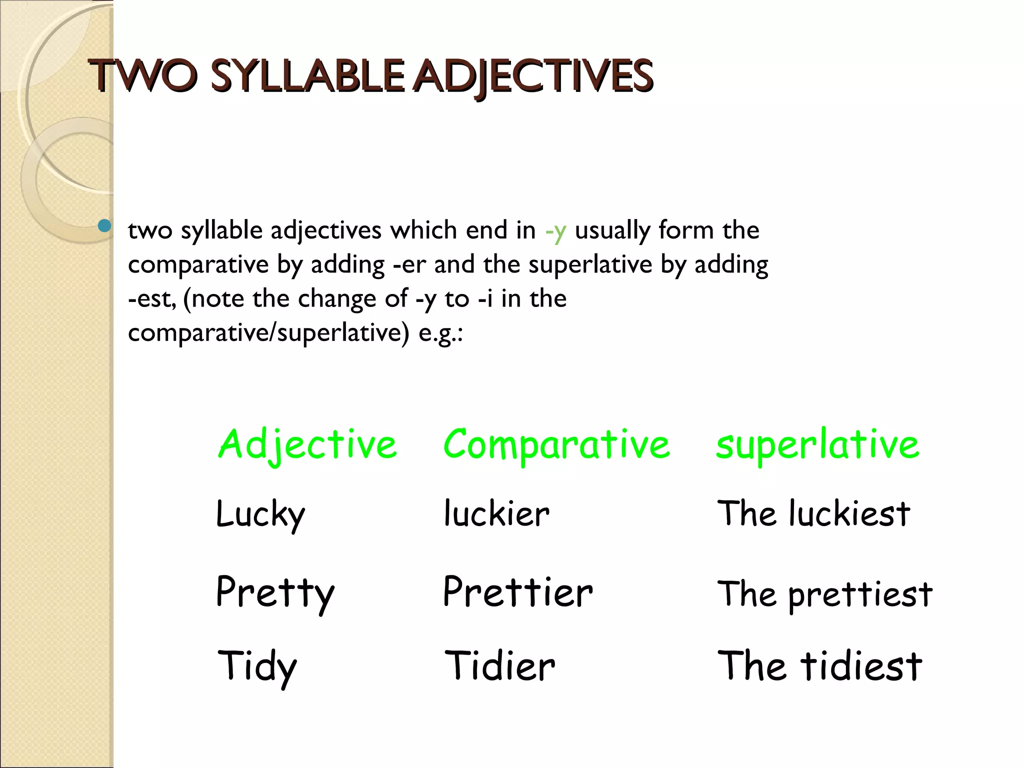 Comparative and-superlative-adjectives | PPT