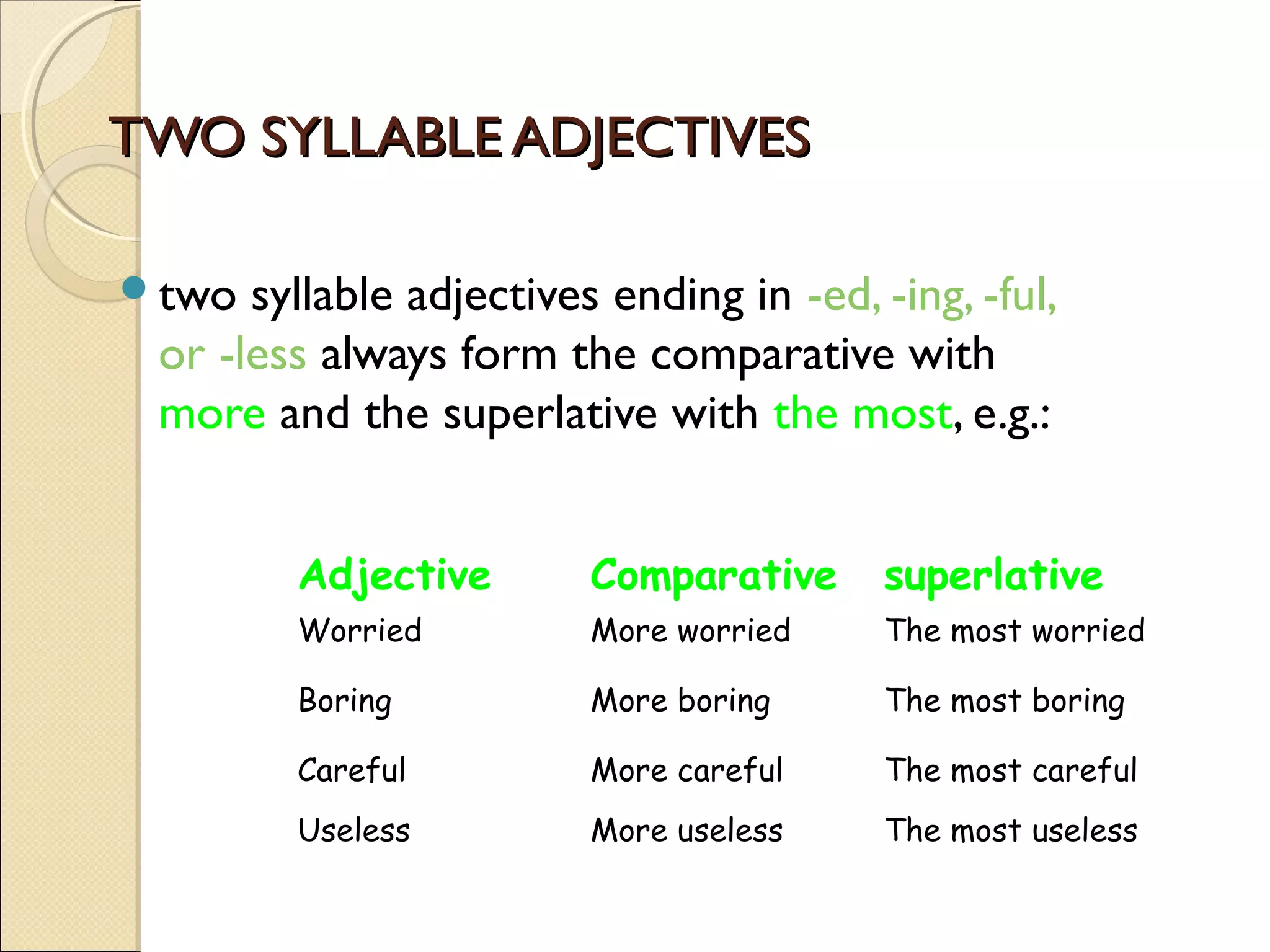 Comparative and-superlative-adjectives | PPT