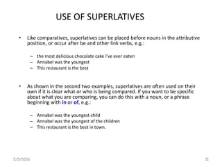 Comparative and-superlative-adjectives | PDF