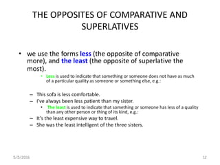 Comparative and-superlative-adjectives | PDF