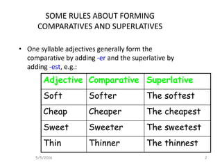 Comparative and-superlative-adjectives | PPT
