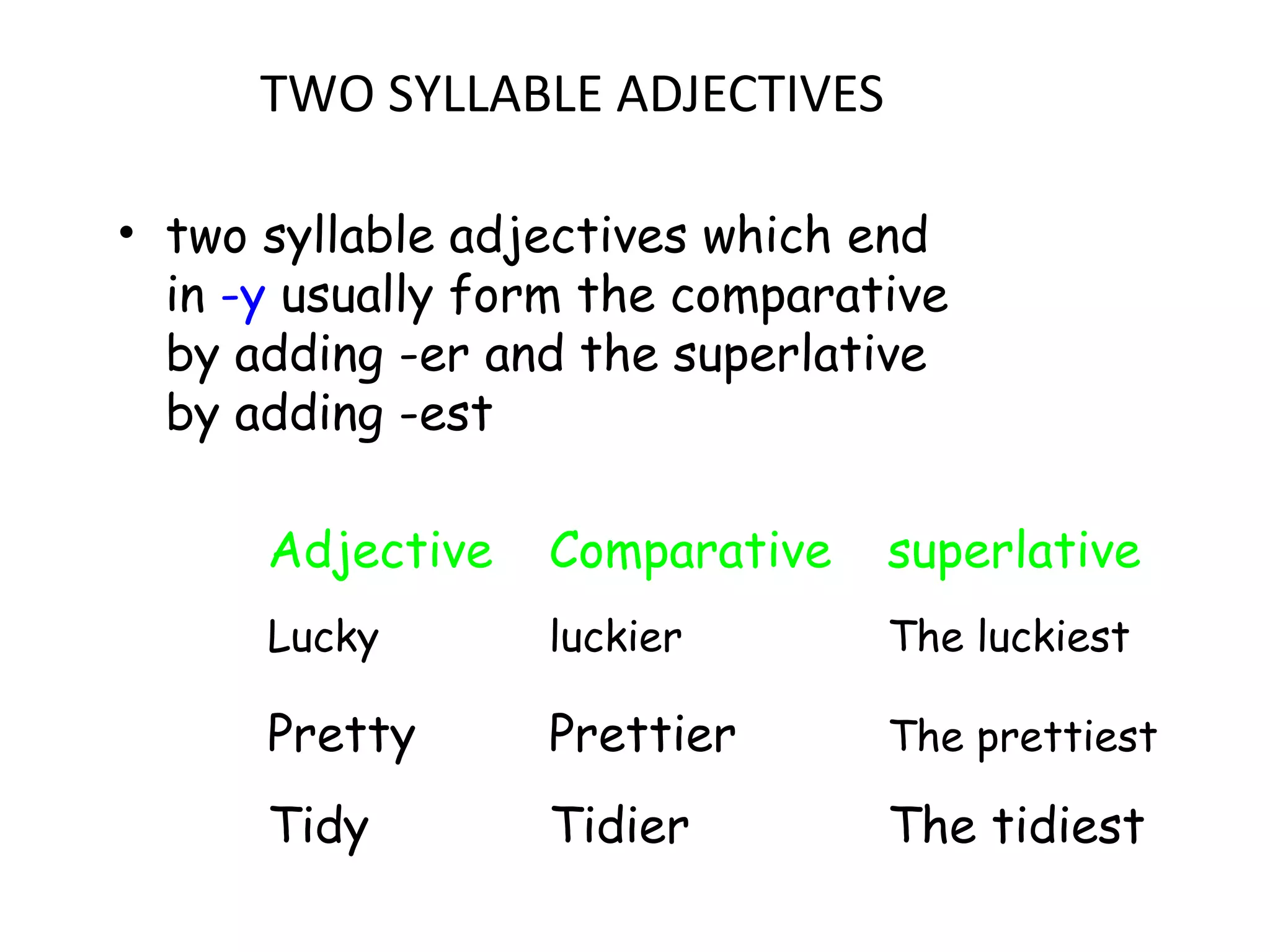 Comparative and-superlative-adjectives-jpl | PPT