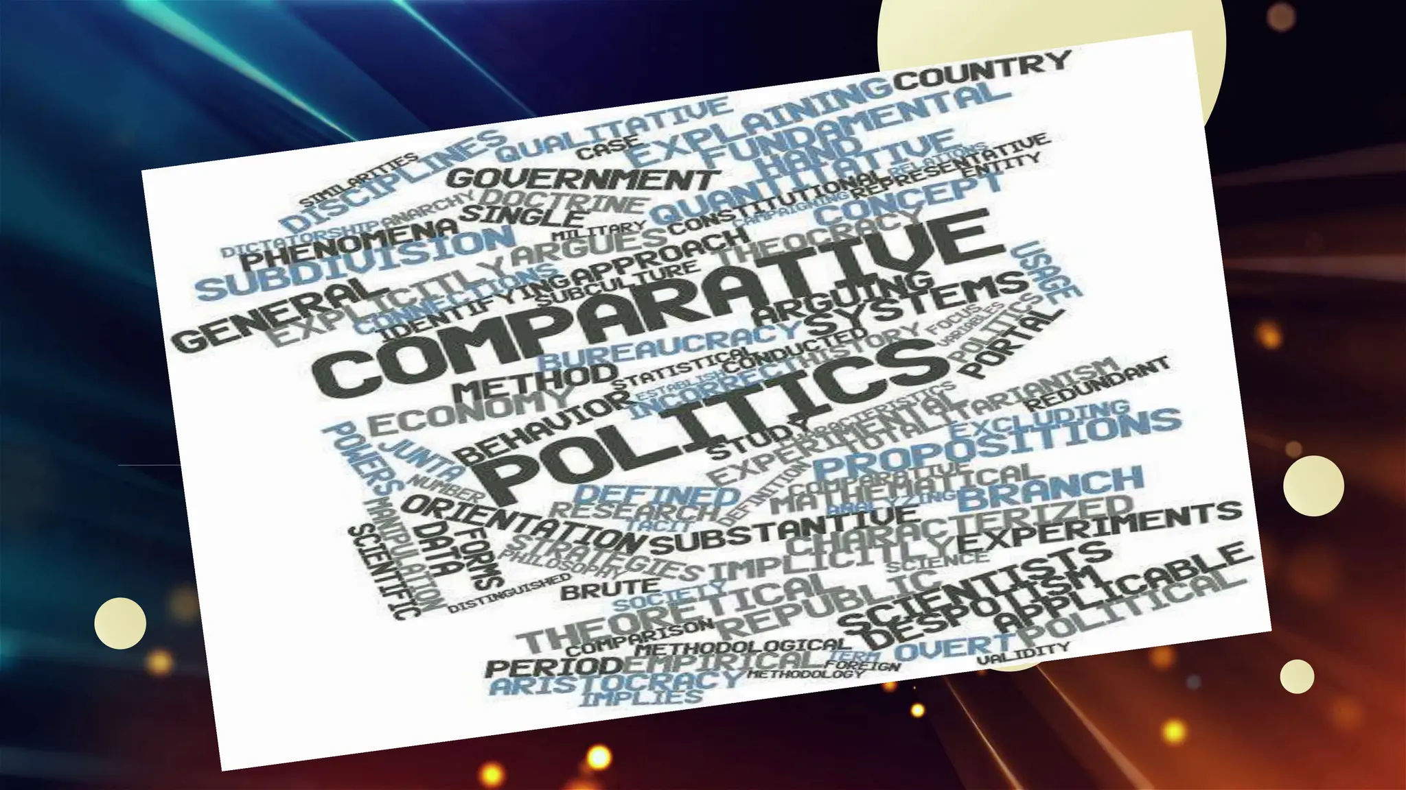Comparative Politics its give us overview | PPTX | Political Issues ...