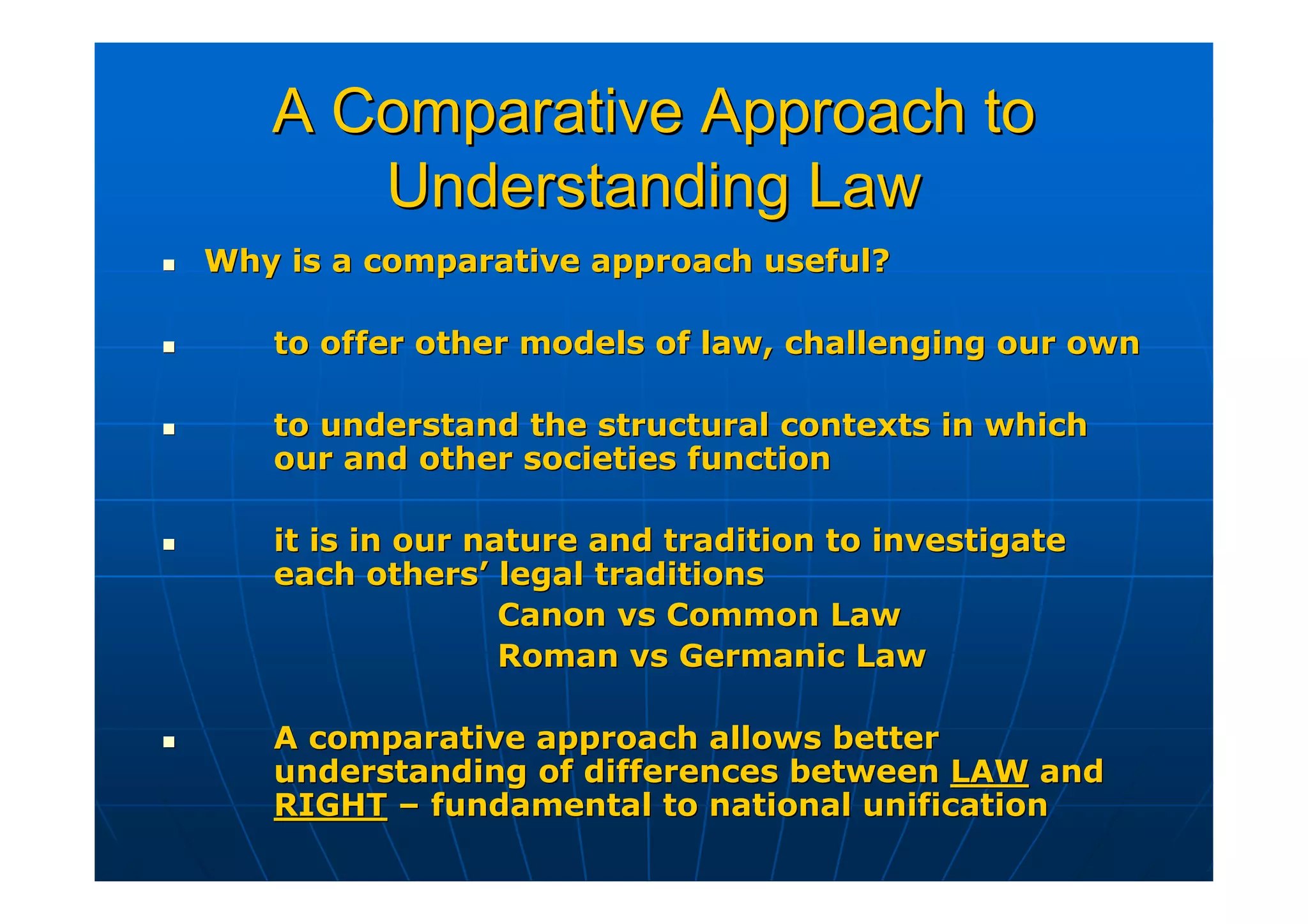 Comparative Legal Culture | PDF