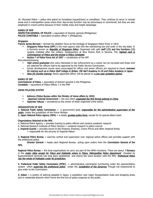 comparative-police-system 2.pdf | Law