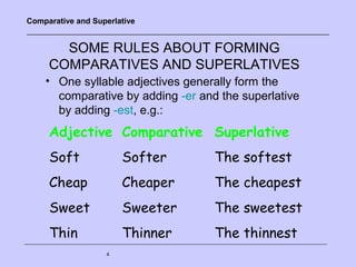 Comparative superlative. (7 and 8) | PPT