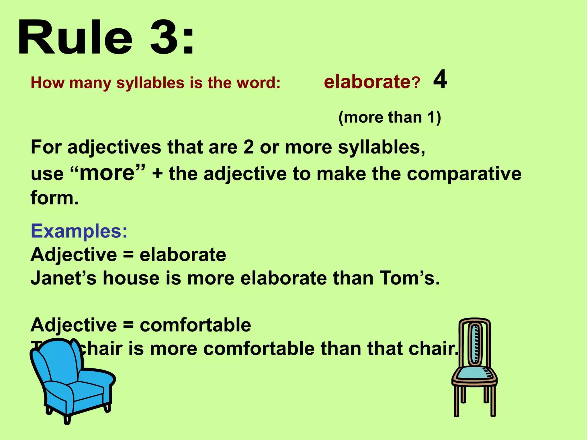 Comparative adjectives | PPTX
