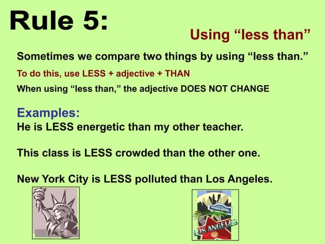 Comparative adjectives | PPTX