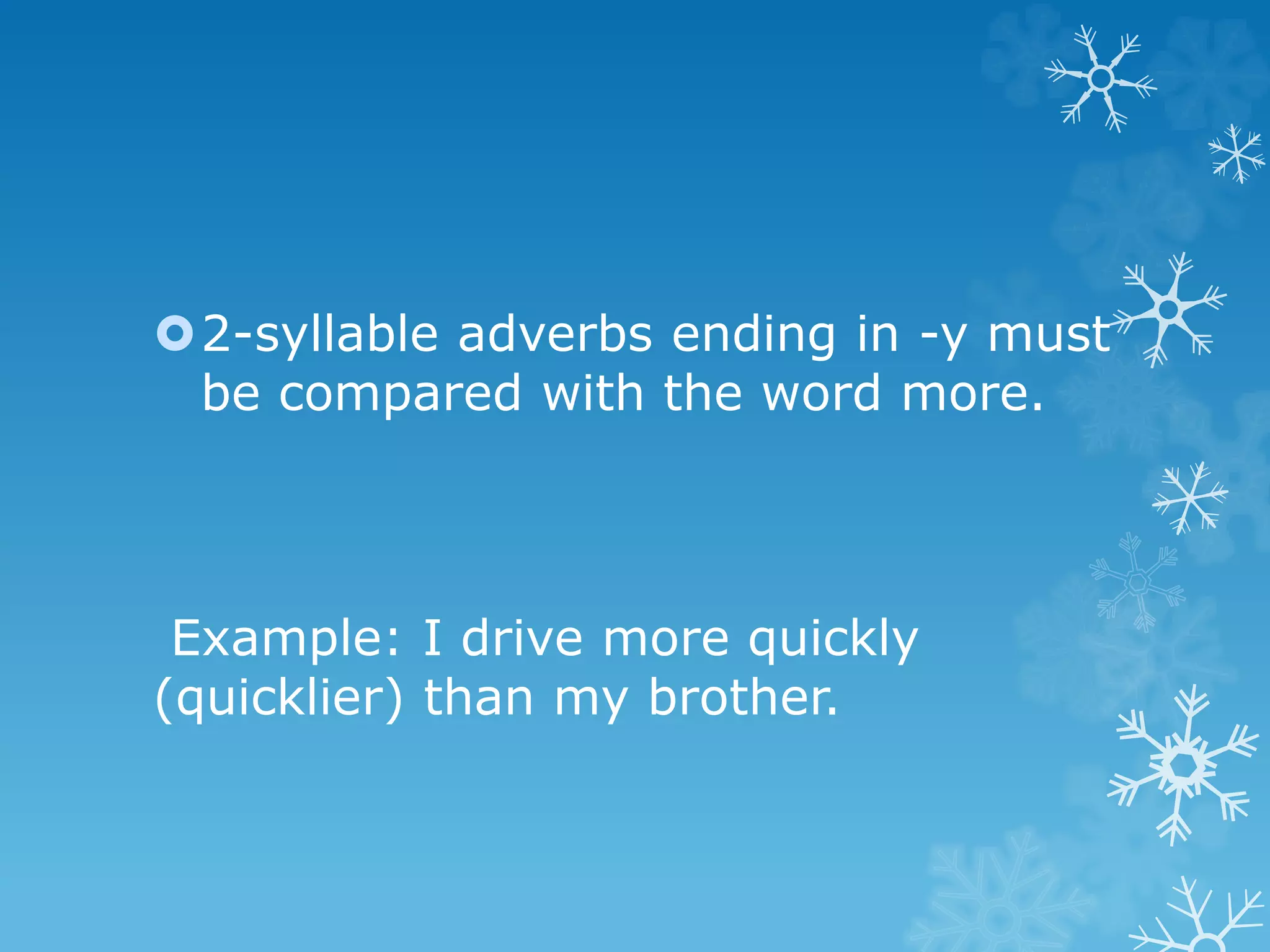 Comparative adjectives | PPTX