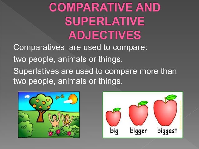 Comparative adjectives | PPT