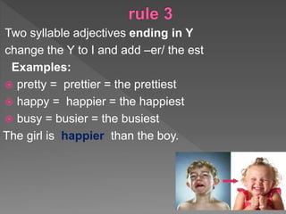 Comparative adjectives | PPT