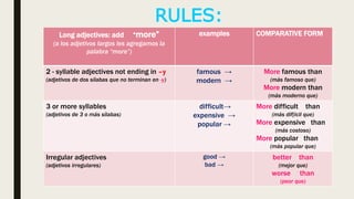 Comparative adjectives | PPT