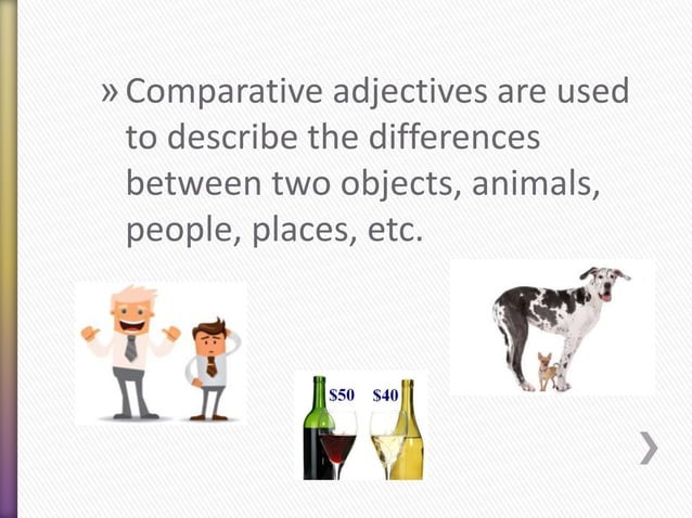 Comparative adjectives | PPT