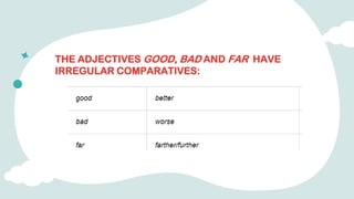 COMPARATIVE ADJECTIVES ENGLISH GRAMMAR.pptx