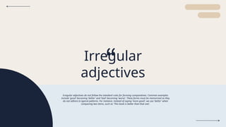 Comparative Adjectives.pptx that allows you as an educator to teach it ...