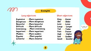 Comparative Adjectives: definition and rules. | PDF