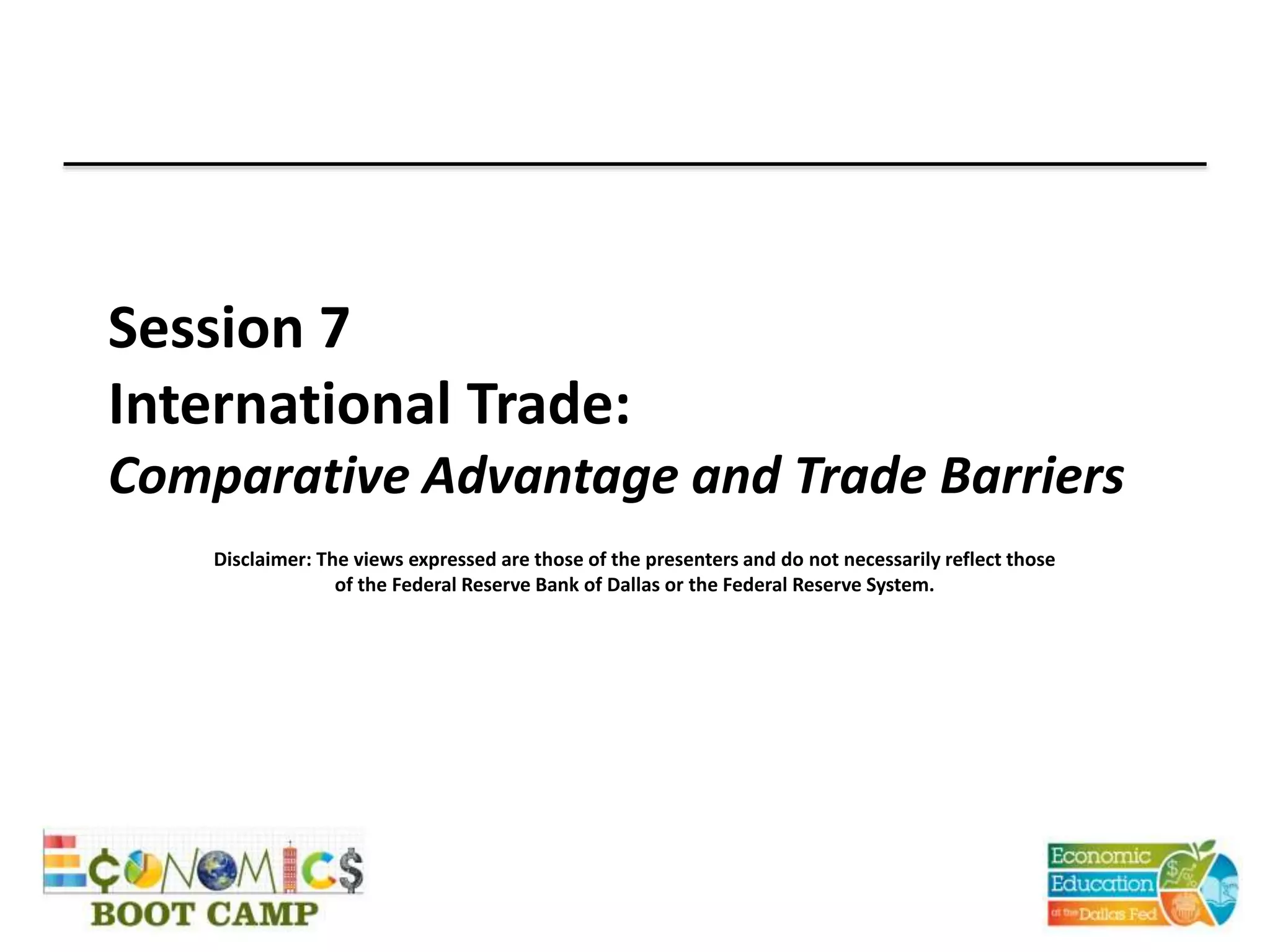 Comparative Advantage Trade | PPT