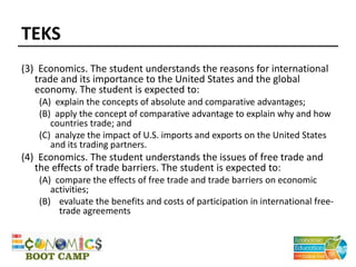 Comparative Advantage Trade | PPTX