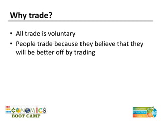 Comparative Advantage Trade | PPTX