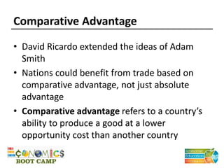 Comparative Advantage Trade | PPTX