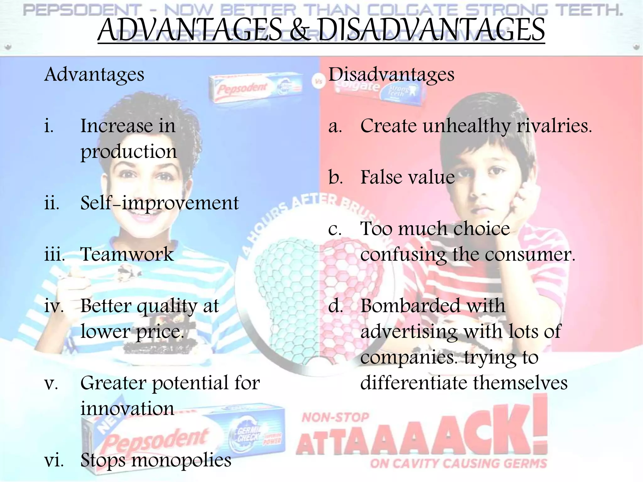 Colgate vs Pepsodent Comparative advertisement | PPTX
