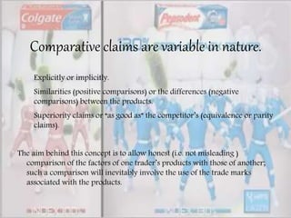 Colgate vs Pepsodent Comparative advertisement | PPTX | Oral care ...