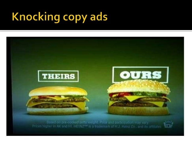 Comparative advertising project