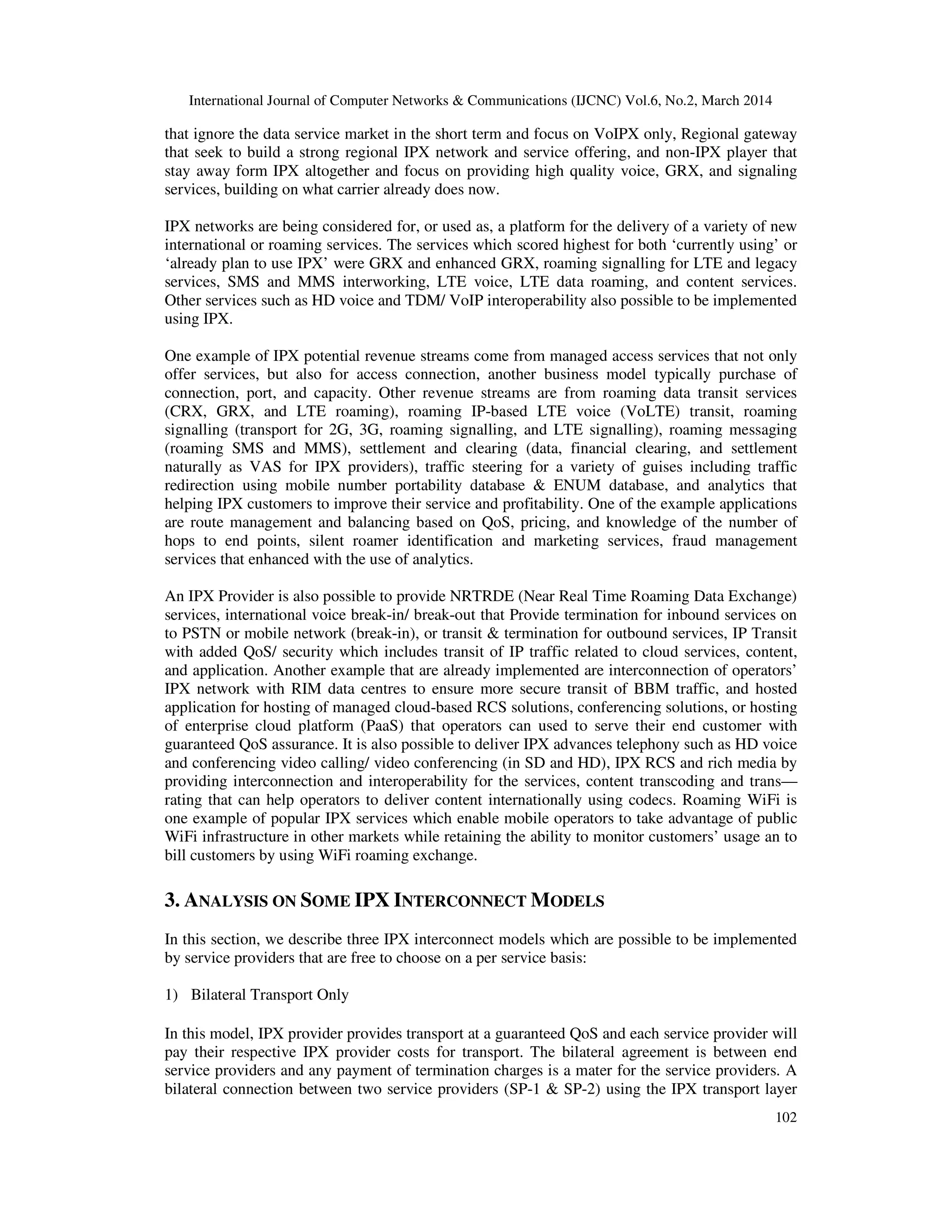Comparative analyisis on some possible partnership schemes of global ip exchange providers | PDF
