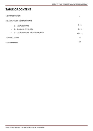 Comparative analysis essay | PDF