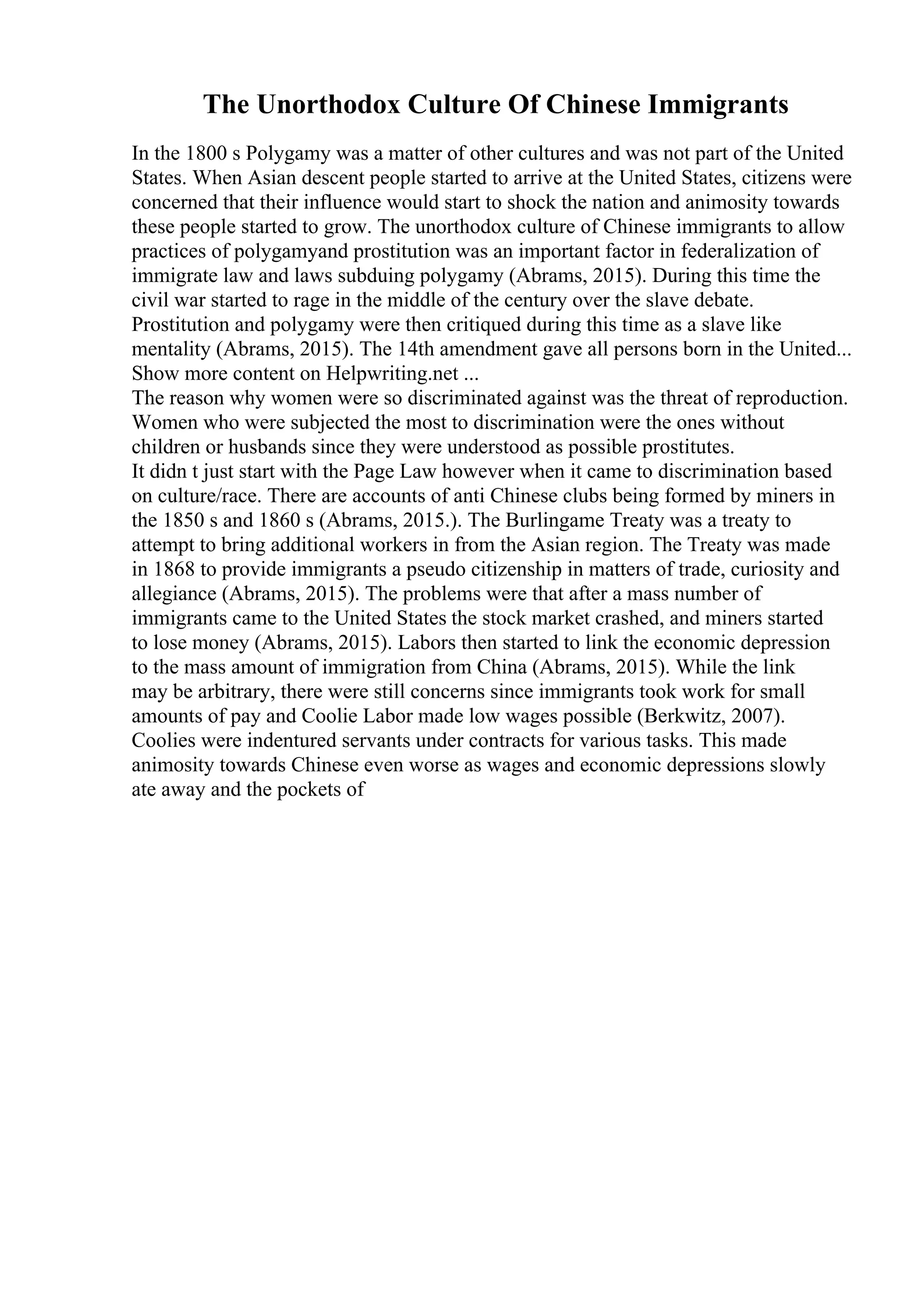 Comparative Analysis Essay Example | PDF