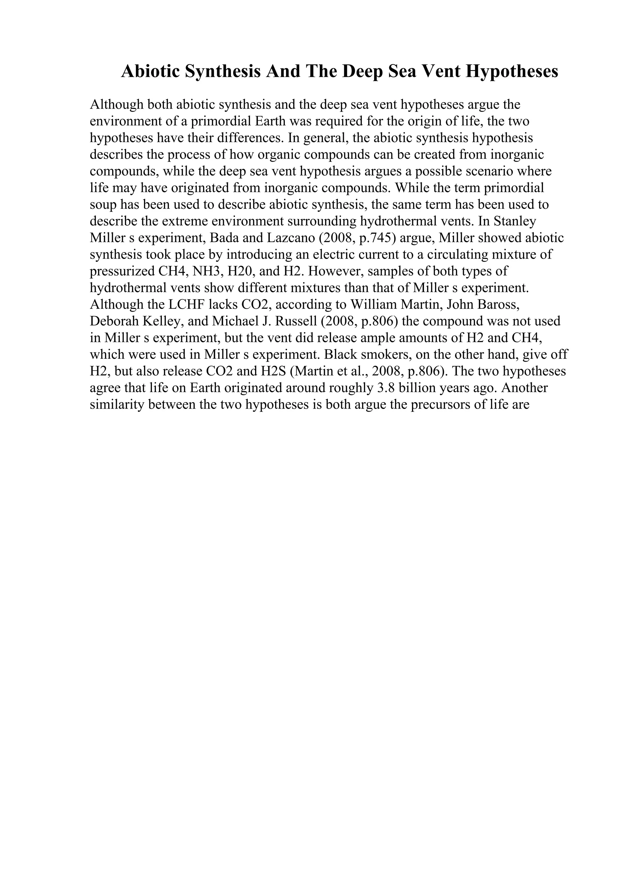 Comparative Analysis Essay Example | PDF