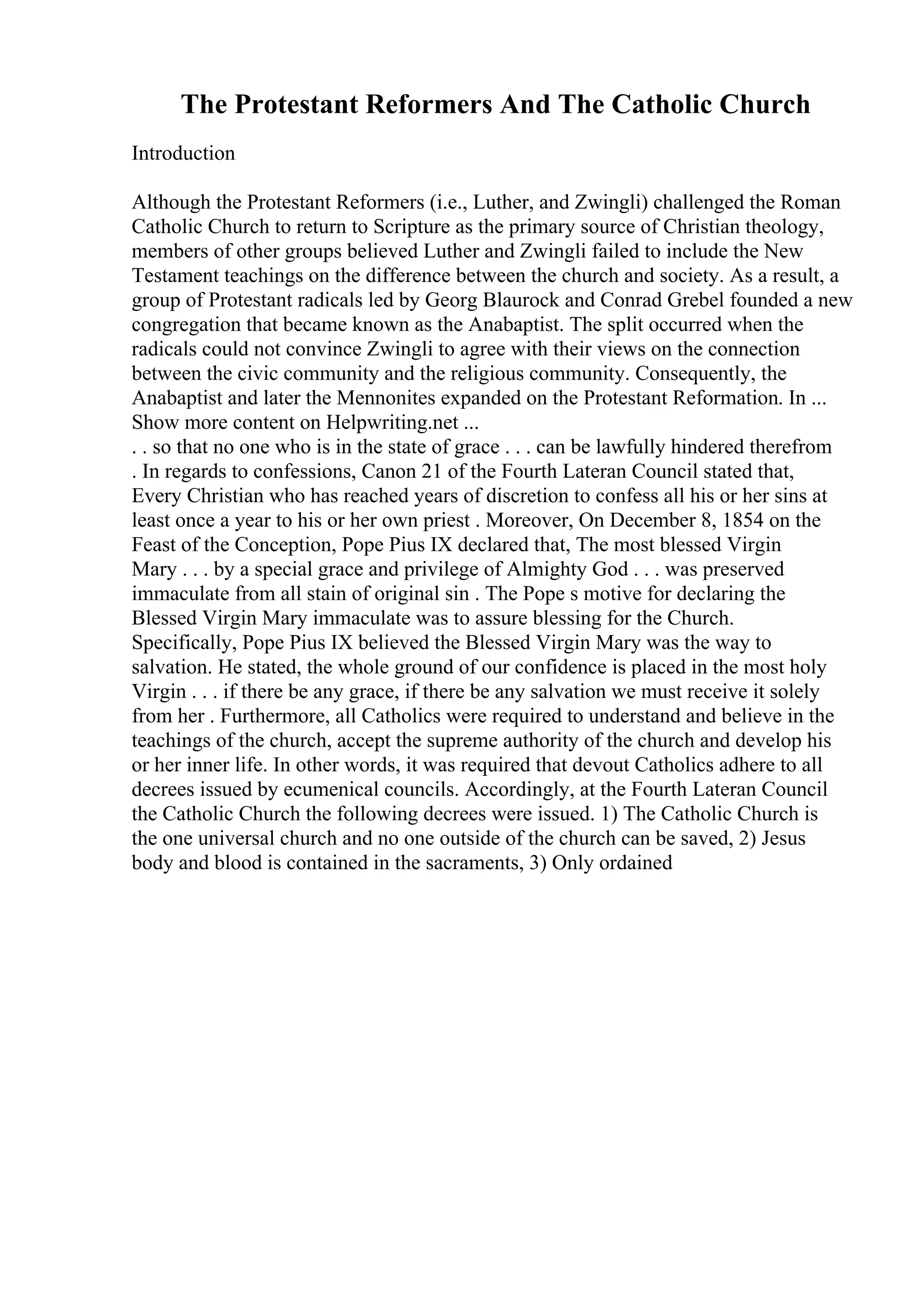 Comparative Analysis Essay Example | PDF