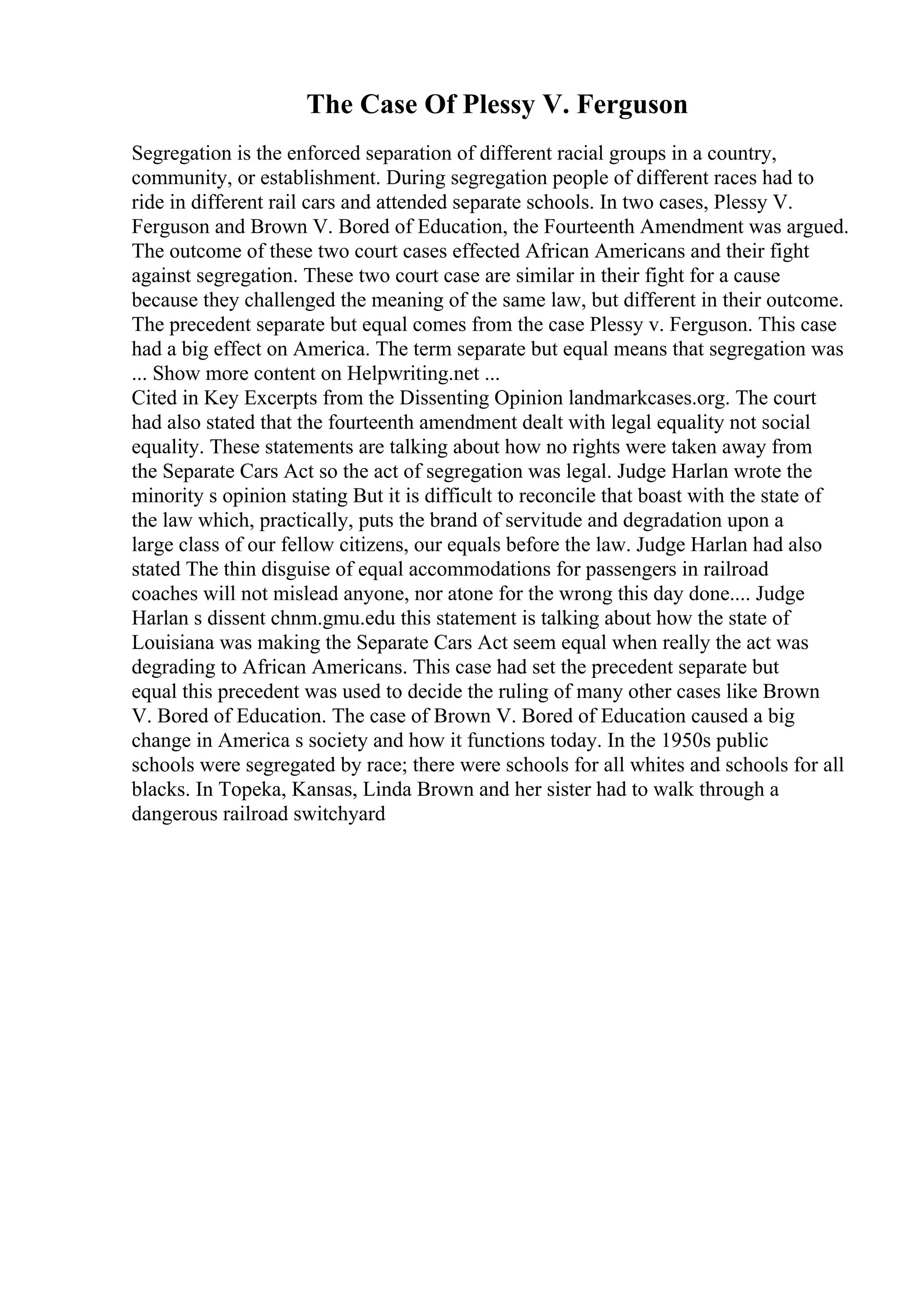 Comparative Analysis Essay Example | PDF