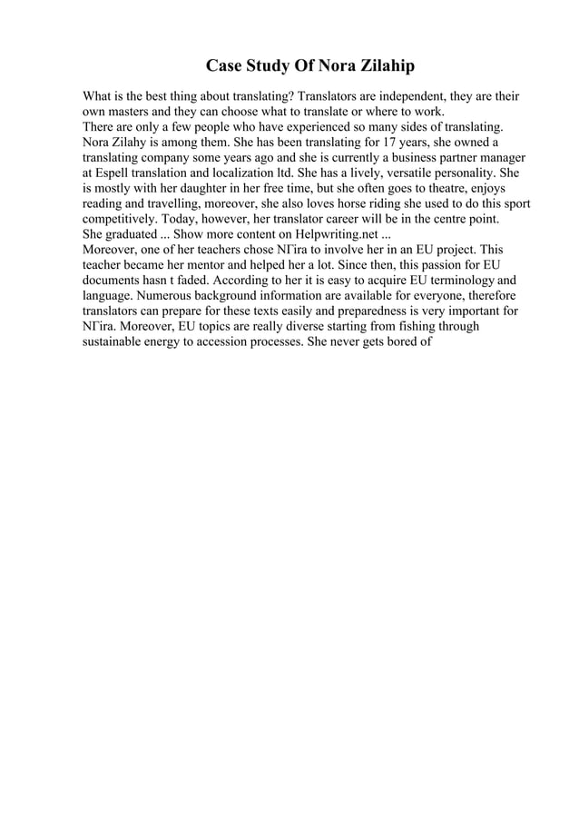 Comparative Analysis Essay Example | PDF