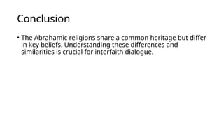 Comparative Analysis of Abrahamic Religions.pptx