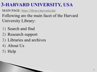Comparative analysis of academic libraries | PPT
