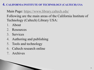 Comparative analysis of academic libraries | PPT