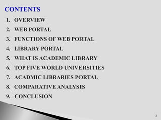 Comparative analysis of academic libraries | PPT
