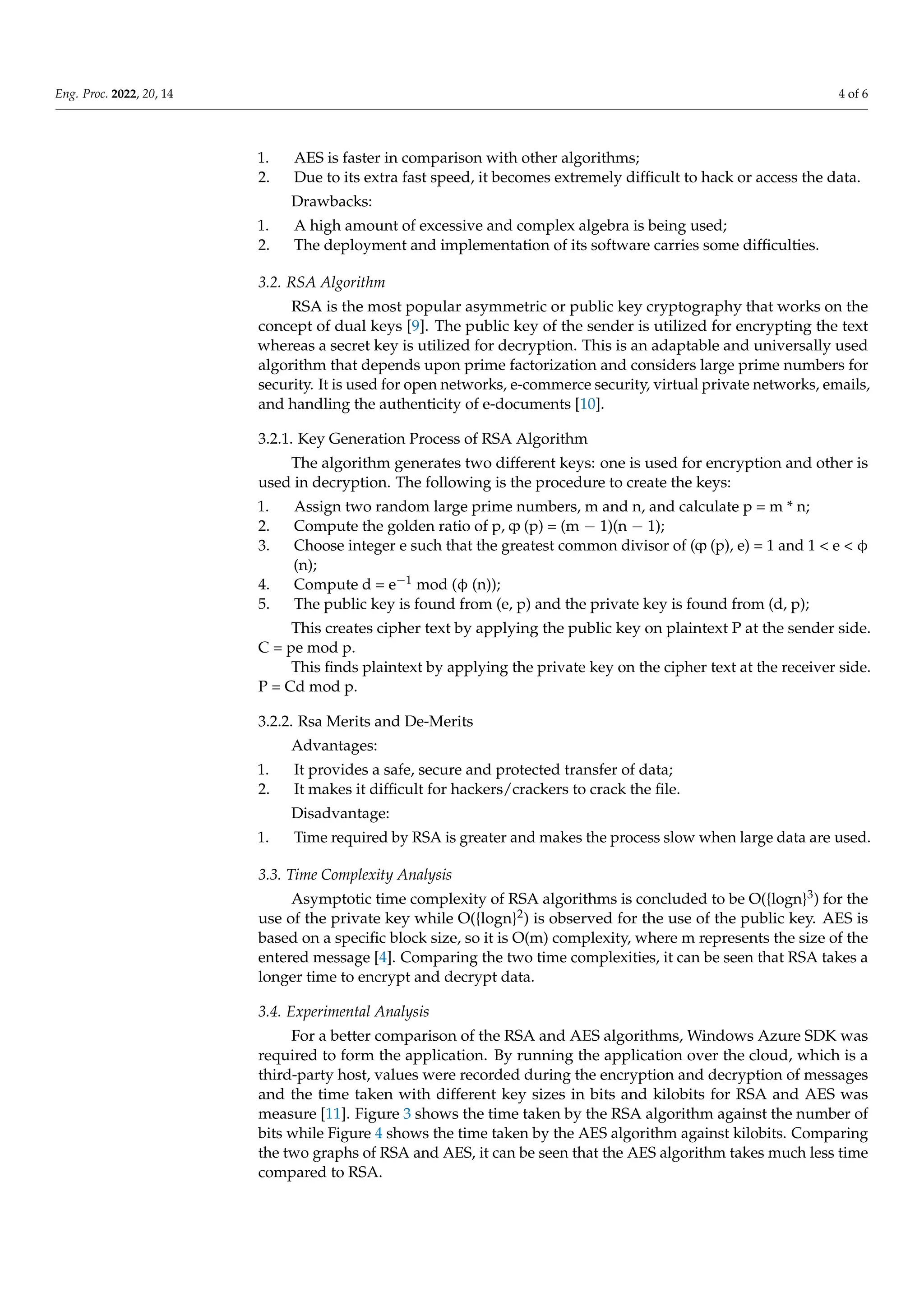Comparative Analysis Of Aes And Rsa Algorithms For Datapdf