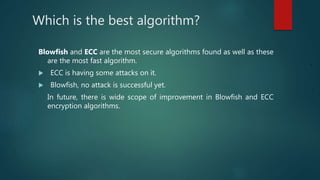 Comparative analysis of algorithms | PPTX