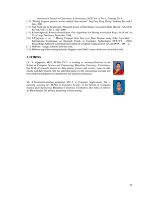 Comparative analysis of association rule generation algorithms in data streams | PDF