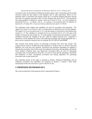 Comparative analysis of association rule generation algorithms in data streams | PDF