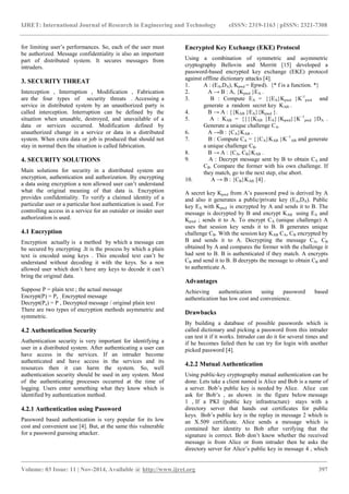 Comparative analysis of authentication and authorization security in distributed system | PDF ...