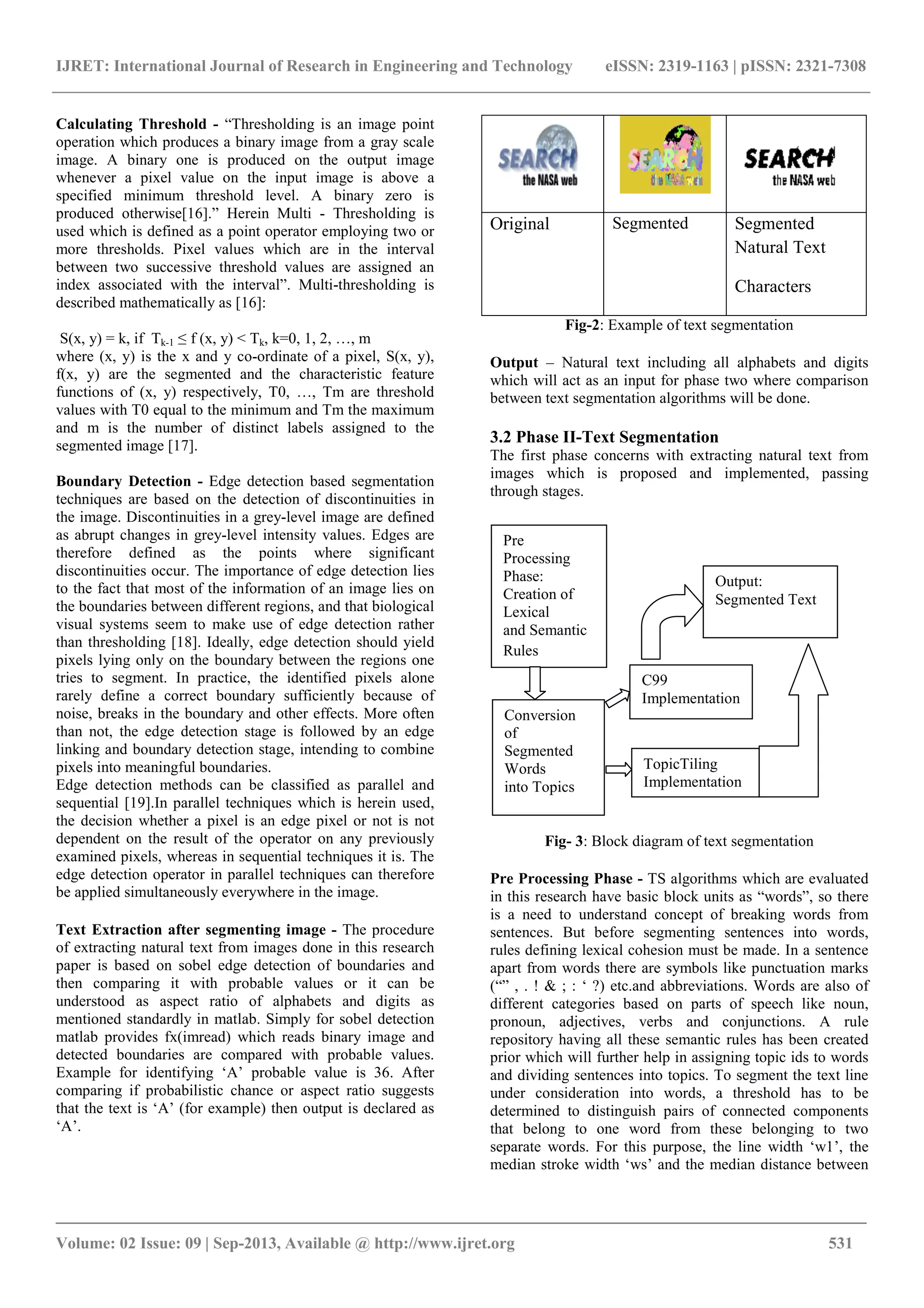 Comparative analysis of c99 and topictiling text | PDF