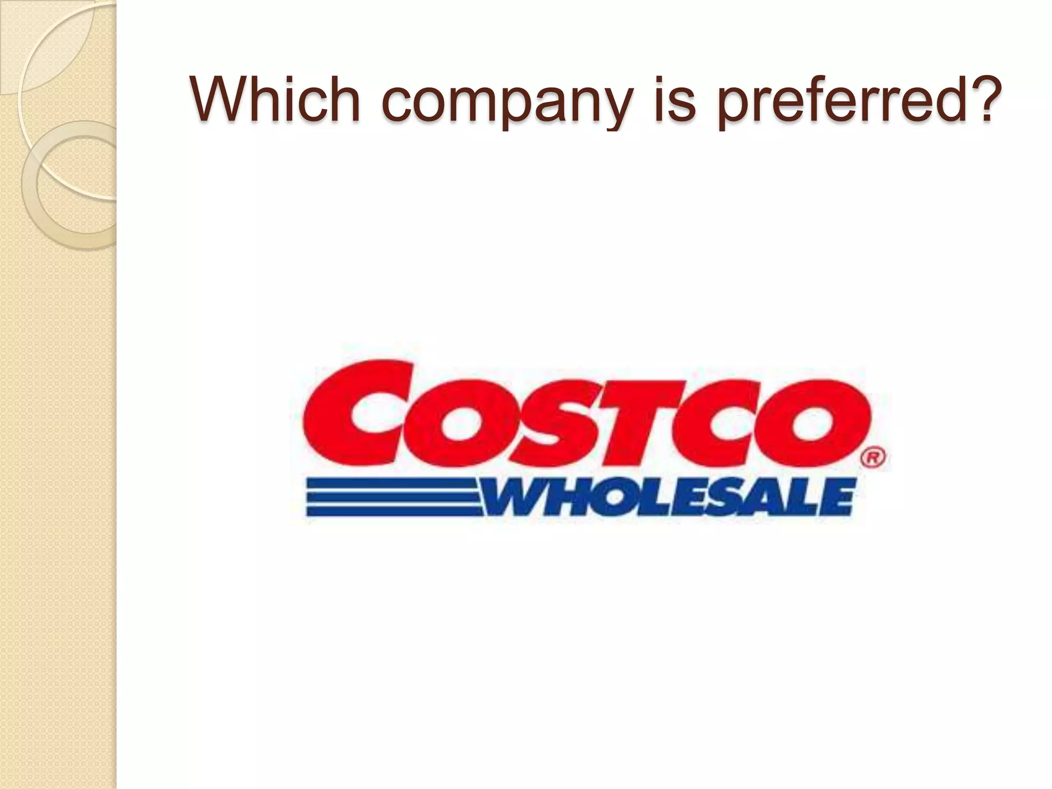 Comparative analysis of costco target | PPTX