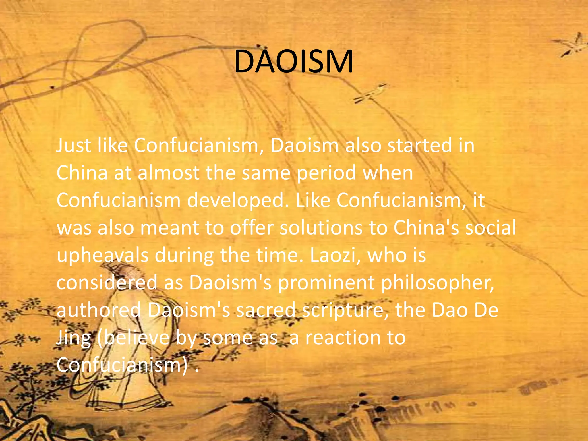 COMPARATIVE ANALYSIS OF DAOIC RELIGIONS -J.pptx | Buddhism | Religion ...