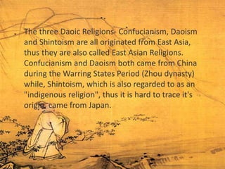 COMPARATIVE ANALYSIS OF DAOIC RELIGIONS -J.pptx